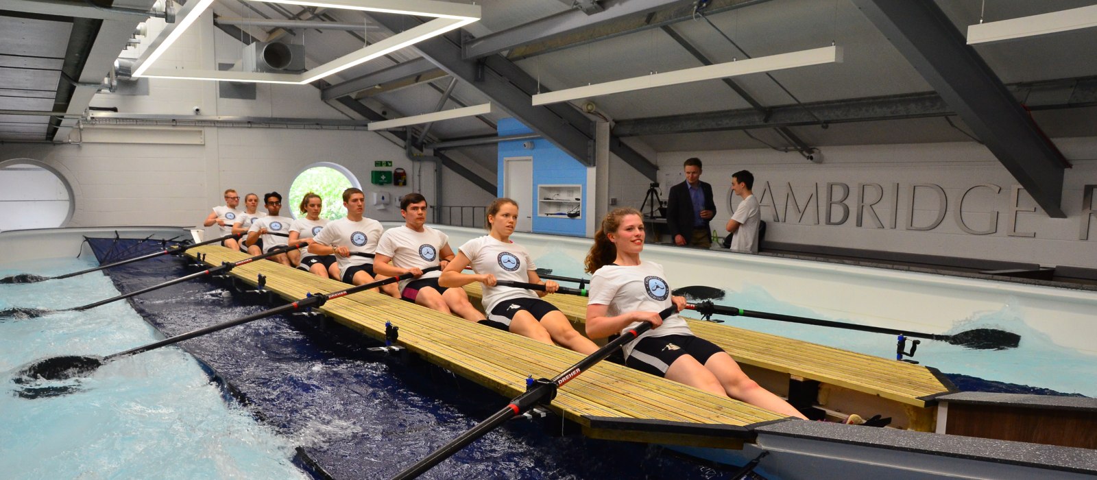 Indoor rowing tank success for Cambridge region - British Rowing