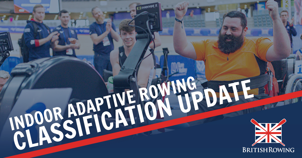 British Rowing announces updated indoor adaptive rowing classifications ...