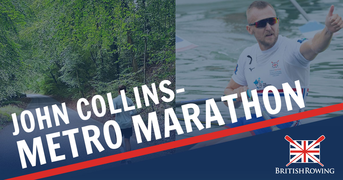 John Collins takes on Metro Marathon Challenge - British Rowing